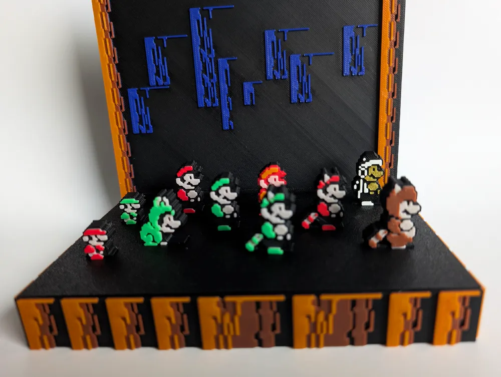 Diorama de combat de boss des Koopalings de Super Mario Bros. 3 ...