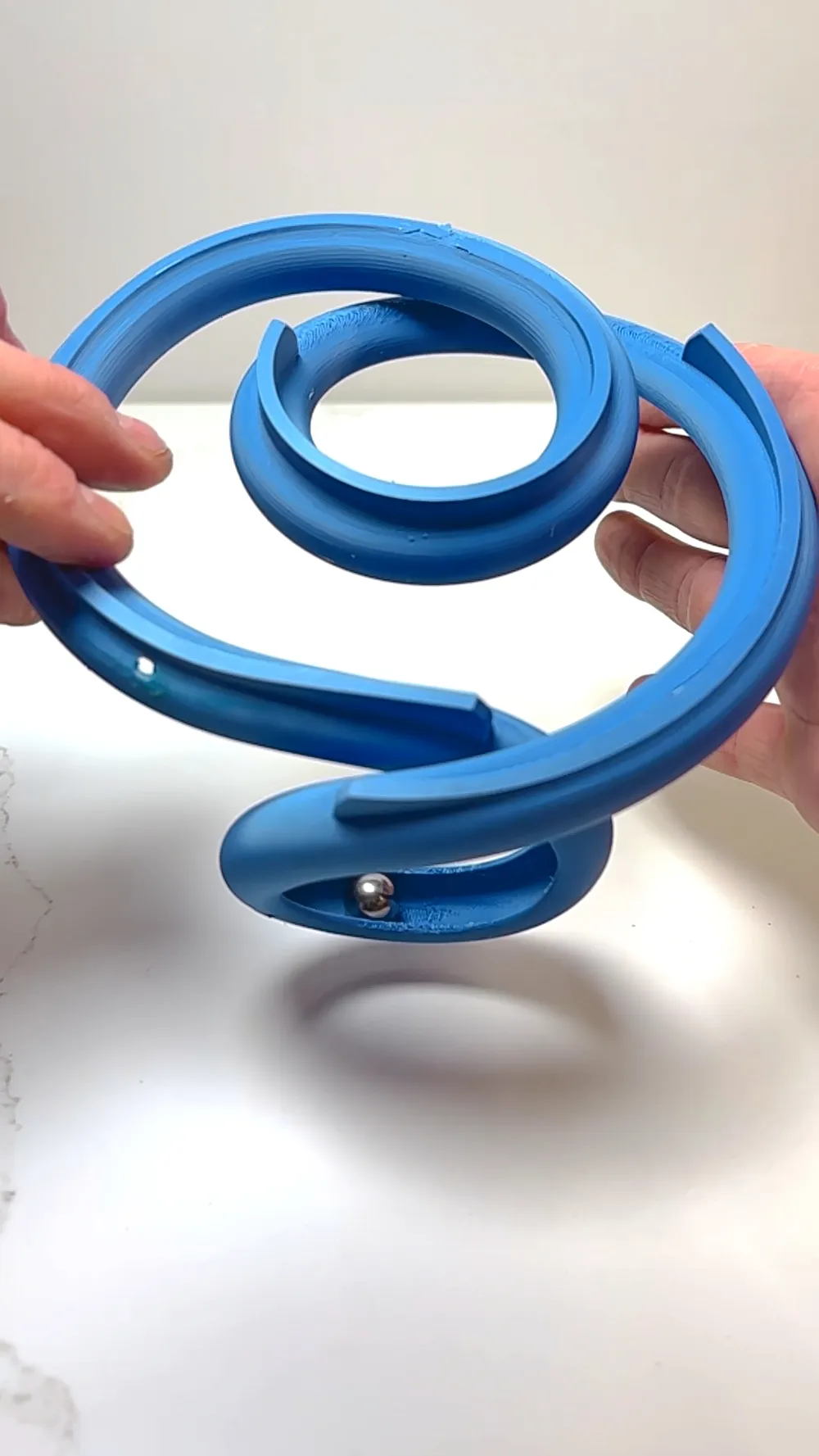 Infinite Marble Run - The Double Looper - Free 3D Print Model - MakerWorld