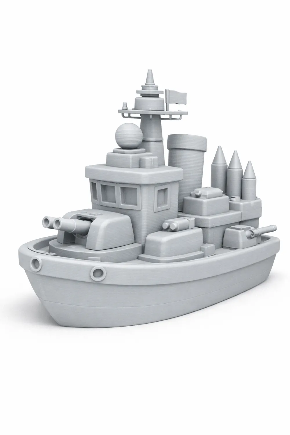 Benchy Battleship - Free 3D Print Model - MakerWorld