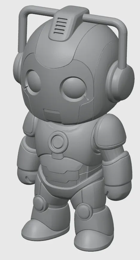 Chibi Cyberman – Doctor Who by Reisa MakerWorld: Download Free 3D Models