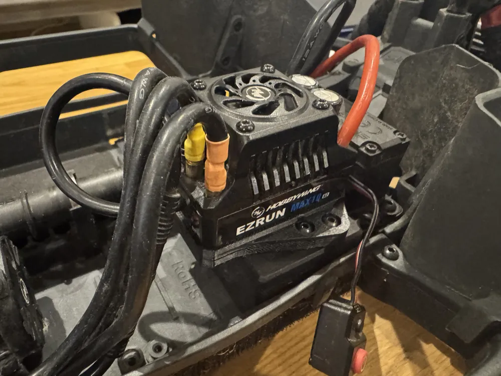 Arrma ESC mount for hobbywing max10 - 3S/4S models - Free 3D Print ...