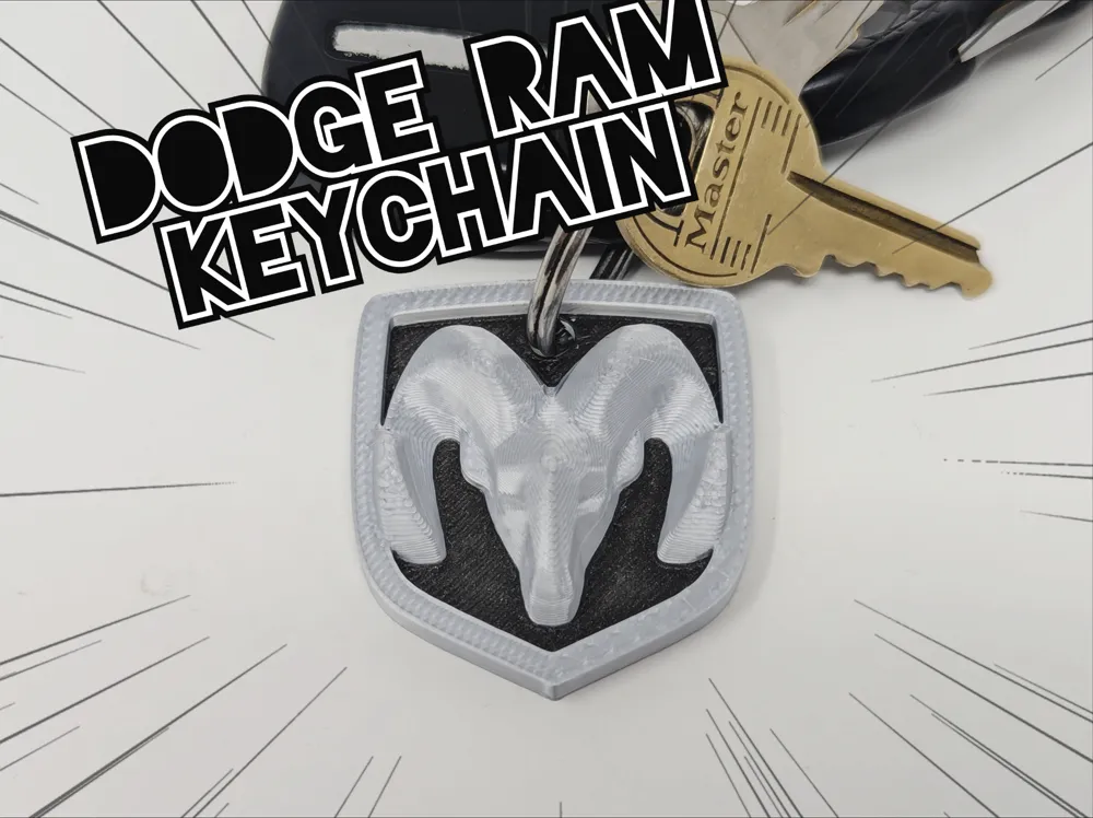 Dodge Ram Keychain by SpacemanSpiff MakerWorld: Download Free 3D Models