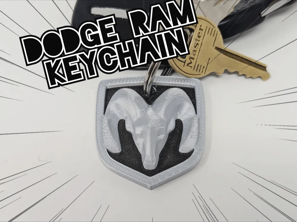 Dodge Ram Keychain by SpacemanSpiff MakerWorld: Download Free 3D Models