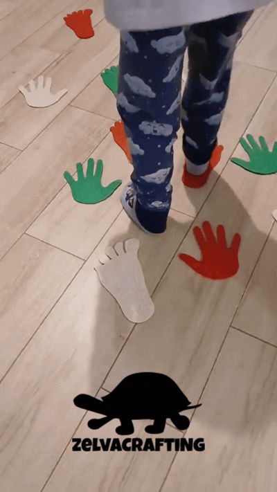 Hands-Feet motoric kid game - Exercise for kids by zelvacrafting ...
