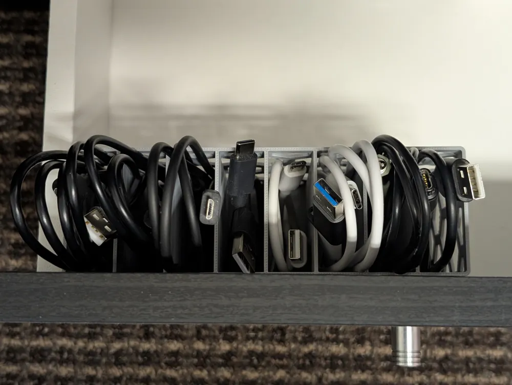 USB Cable Orgnizer - Free 3D Print Model - MakerWorld