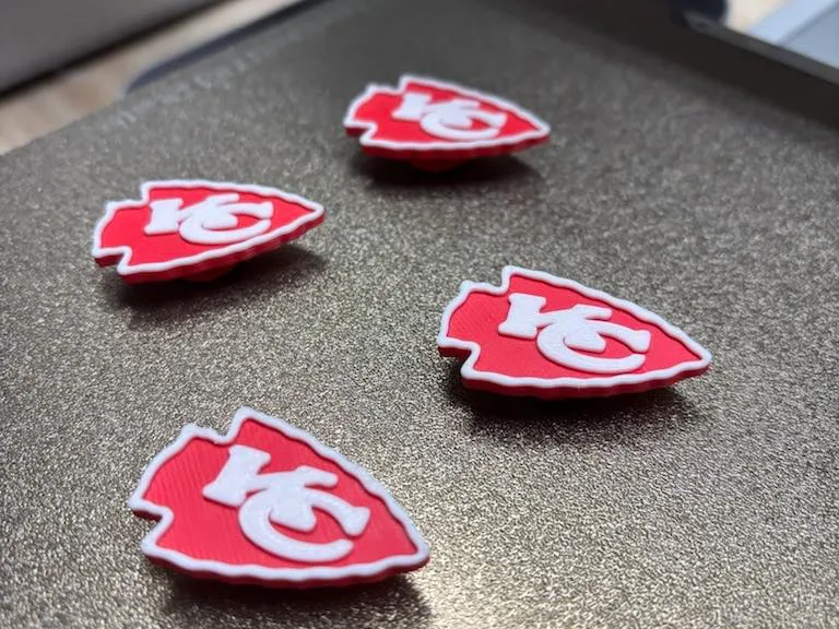 Chiefs Croc Jibbitz Remixed by Melvin Rooter - MakerWorld