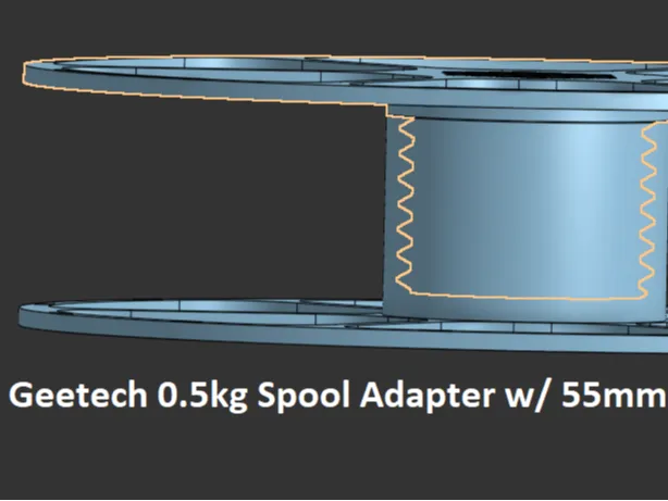 Geeetech 0.5kg Spool Adapter - Free 3D Print Model - MakerWorld