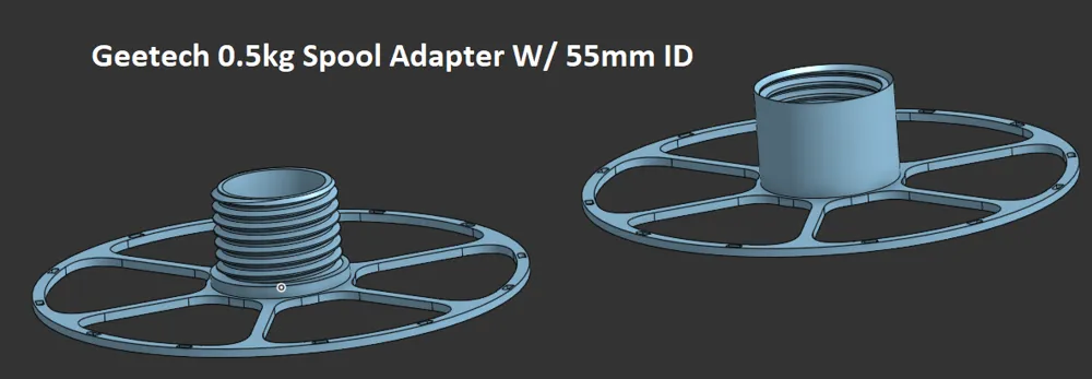 Geeetech 0.5kg Spool Adapter - Free 3D Print Model - MakerWorld
