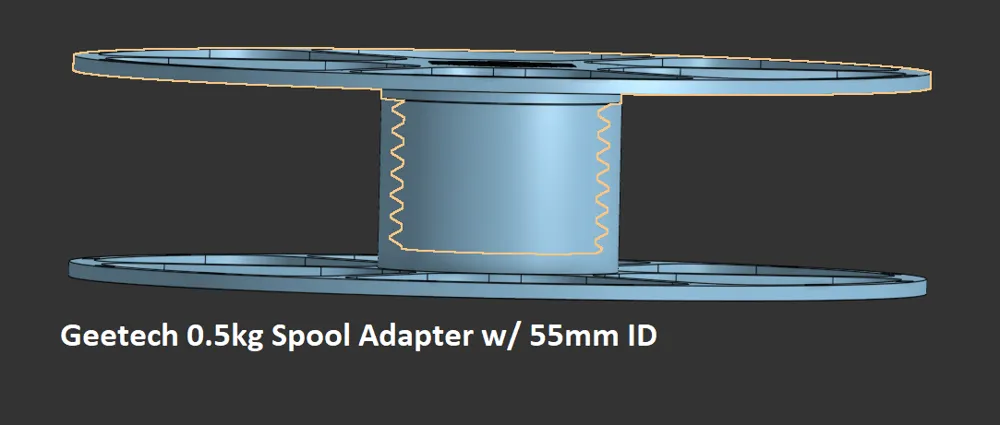 Geeetech 0.5kg Spool Adapter - Free 3D Print Model - MakerWorld