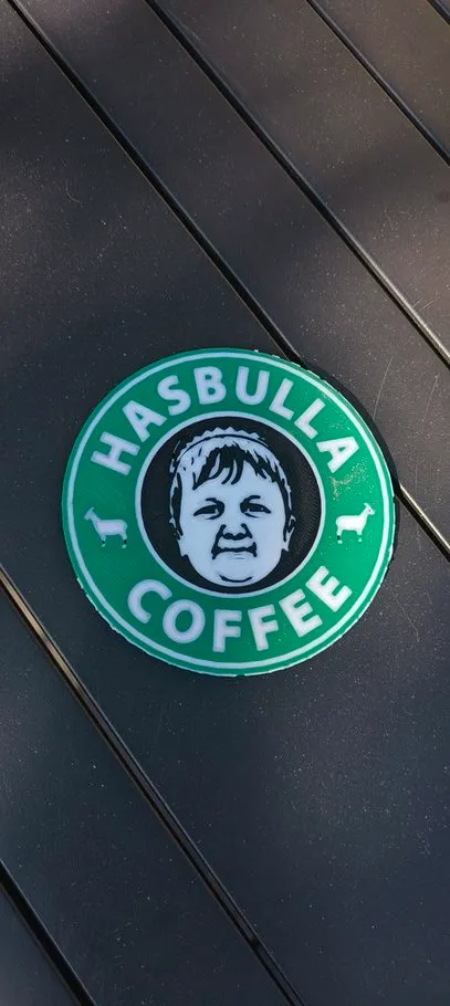 Hasbulla Coffee Coaster by 3DPrintsForYou - MakerWorld