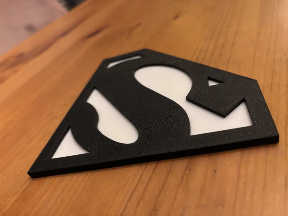 Superman Emblem - Free 3D Print Model - MakerWorld