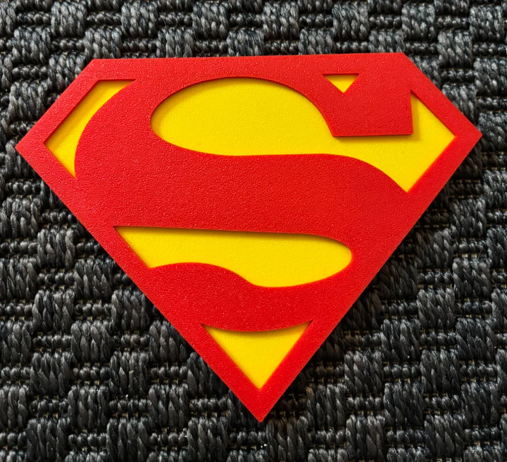 Superman Emblem - Free 3D Print Model - MakerWorld