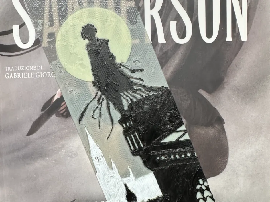 Mistborn Bookmark - Vin on Luthadel - Free 3D Print Model - MakerWorld