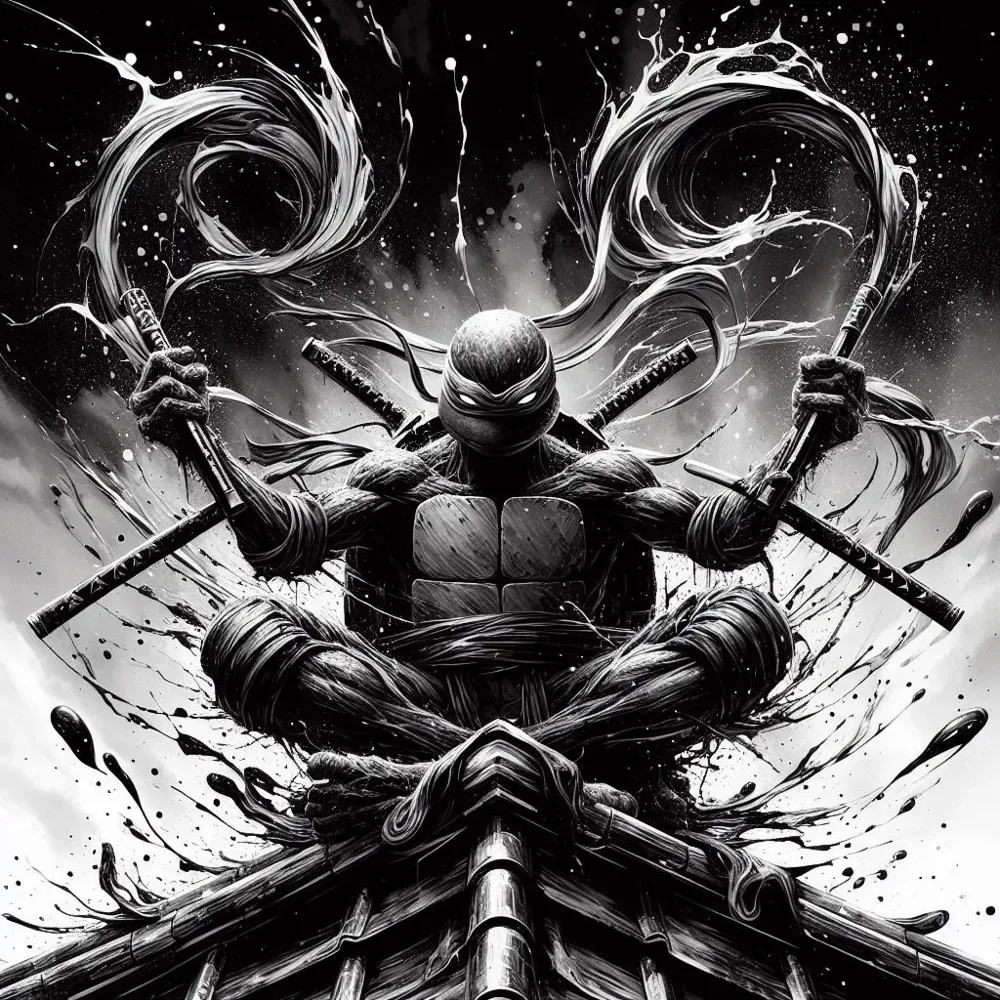 Hueforge turtles ninja by Litolunar - MakerWorld