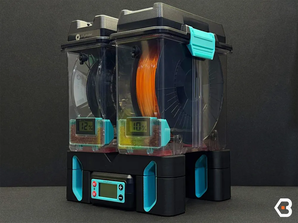 PolyDryer Splitter Mod – Dry Two Spools at Once by 3D KIMBA MakerWorld ...