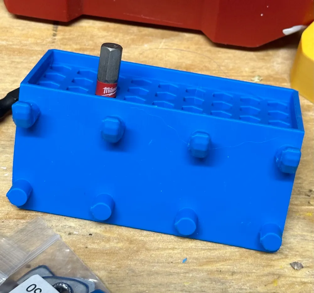 Peg Board 1/4" Hex Shank Bit Holder - 36 Bits by eb2292 - MakerWorld
