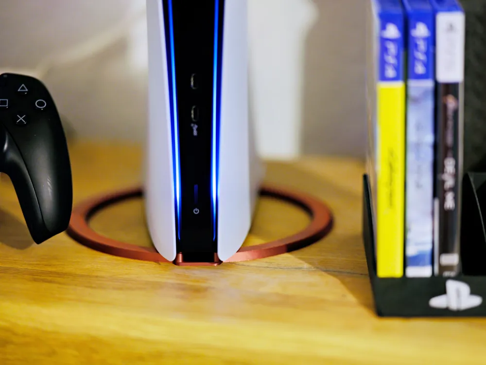 Vertical PS5 Slim stand (optimised air flow) - Free 3D Print Model ...