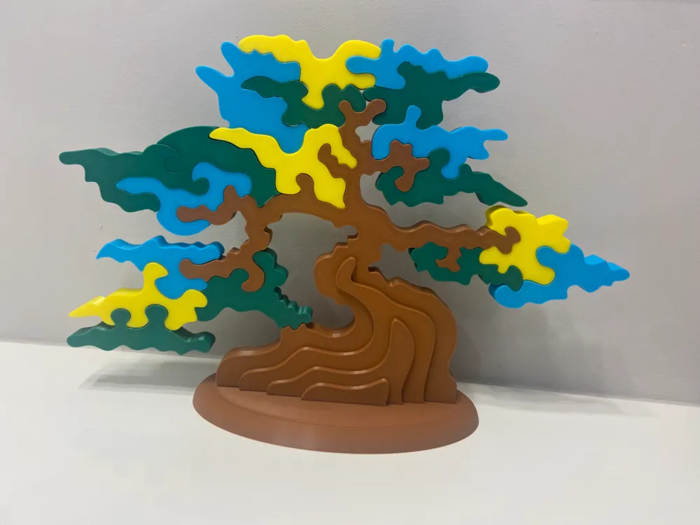 Standing Tree Puzzle from Survivor - Free 3D Print Model - MakerWorld