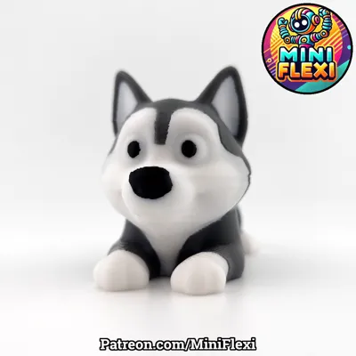 Mini Flexi Husky - NoSupport Articulated by Mini Flexi MakerWorld ...