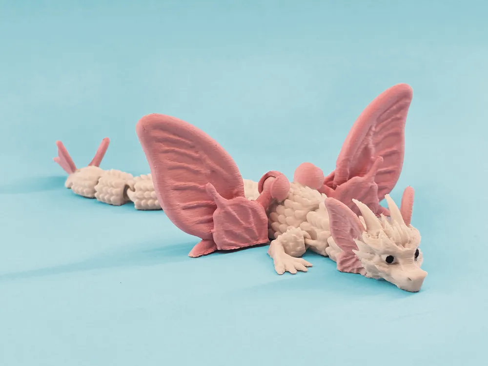 Articulated winged butterfly dragon by 3Dcutes MakerWorld: Download ...