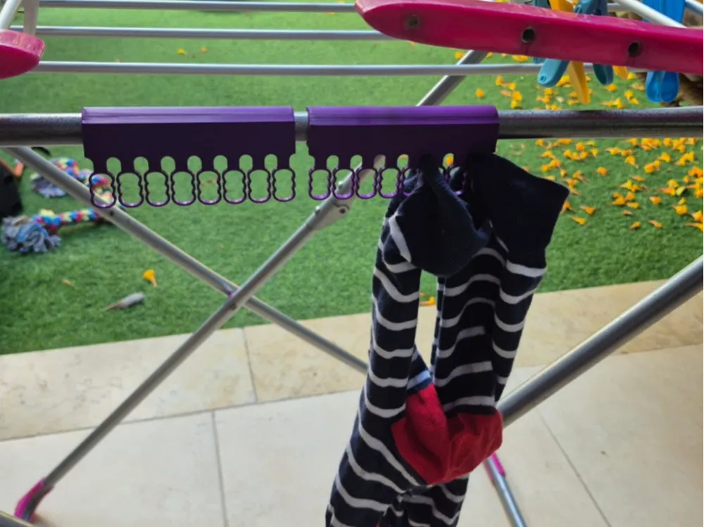 Dryer clips d= 16mm for Clothes drying rack by Olive3D MakerWorld ...