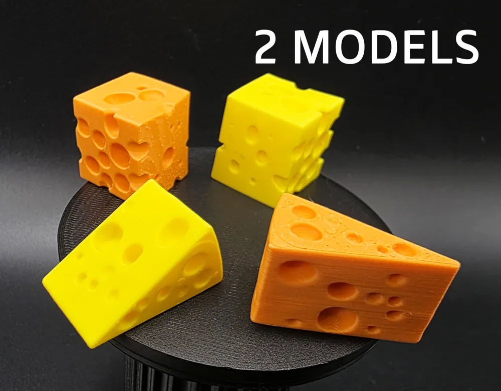 Swiss Cheese Cube & Wedge No Support by The Overthinker MakerWorld ...