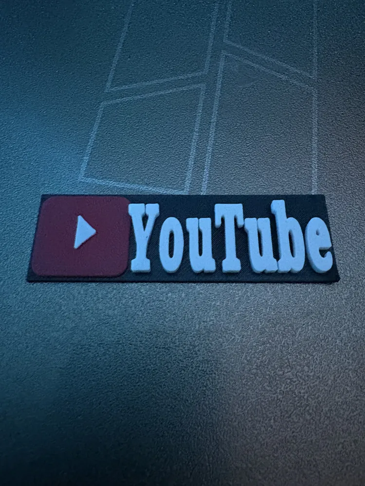 YouTube Logo - Free 3D Print Model - MakerWorld