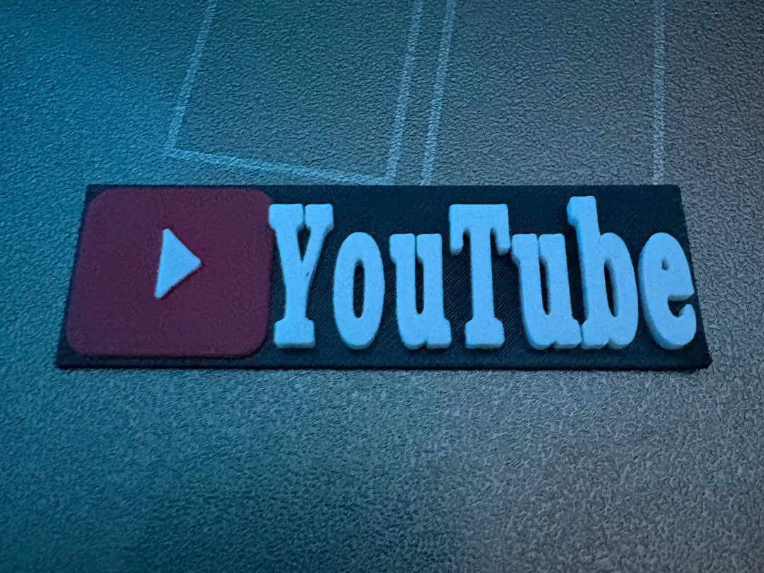 YouTube Logo - Free 3D Print Model - MakerWorld
