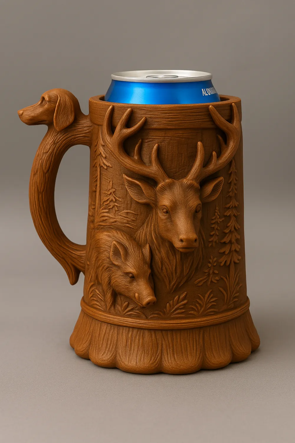 Beer mug, hunting design, can beer mug by WildlifePrints3D MakerWorld ...