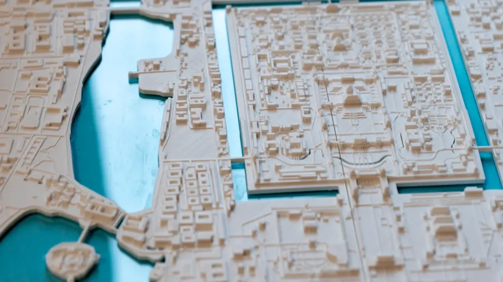 【City Micro Model】Beijing Tiananmen/Forbidden City Model | Decorative ...