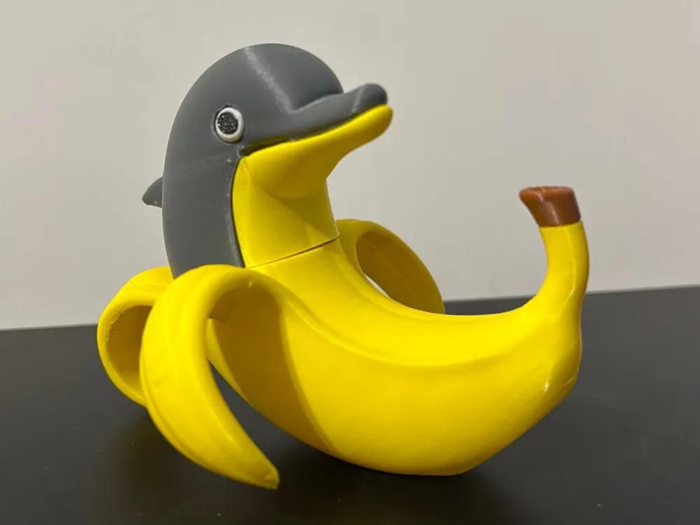 Bananito delfinito_BRAINROT ITALIANO_Juguete articulado por Dano98 MakerWorld: Descarga Modelos ...