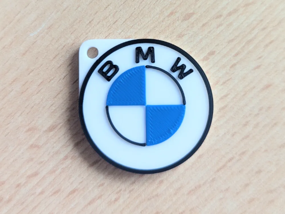 BMW logo keychain - NEW DESIGN by Dava - MakerWorld