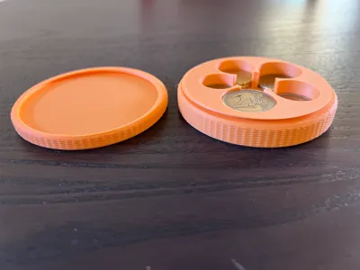 Coin Holder for Euro Coins by Oachkatzl - MakerWorld