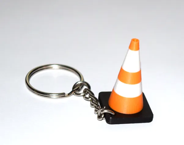 Safety Cone Keychain - Free 3D Print Model - MakerWorld