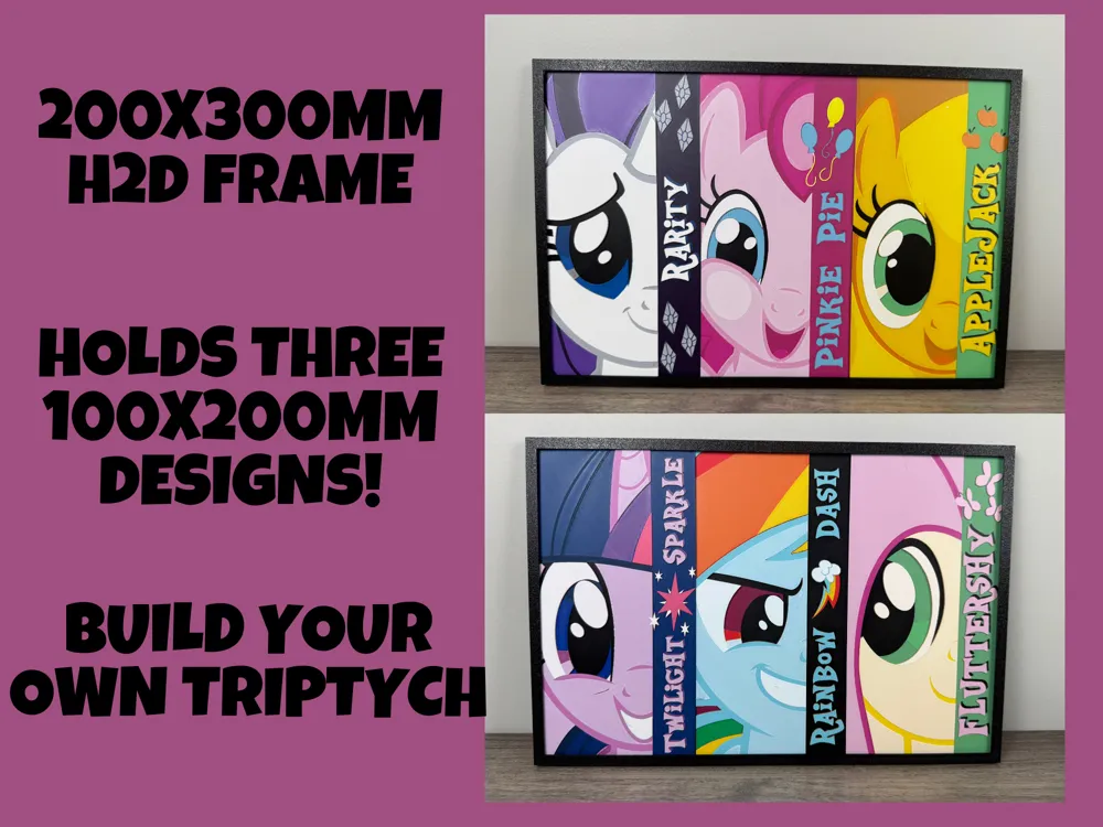 H2D Hueforge Frames - Large Sizes by Canadian Gamer MakerWorld ...