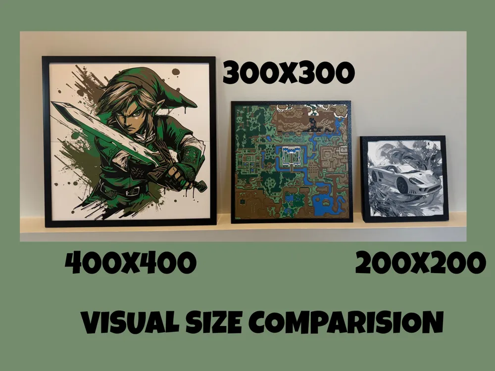 H2D Hueforge Frames - Large Sizes by Canadian Gamer MakerWorld ...