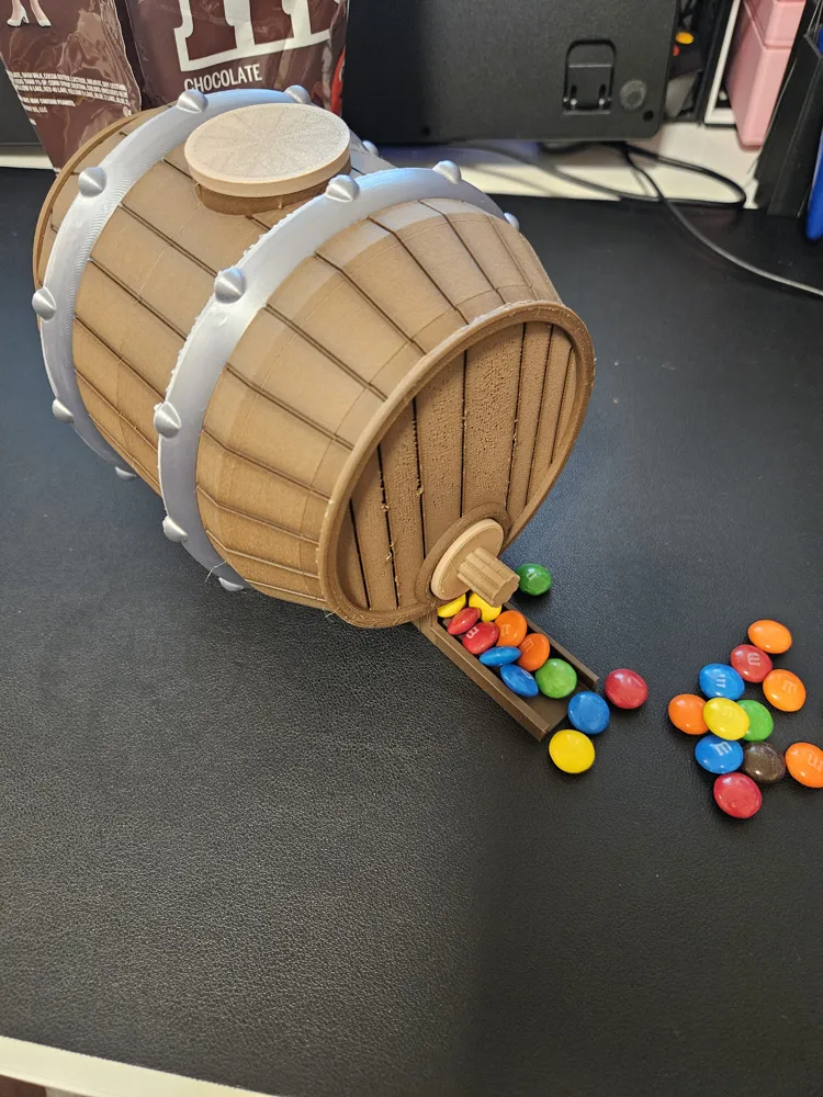 D&D Keg / Barrel Candy Dispenser by Michael.Mkii MakerWorld: Download ...