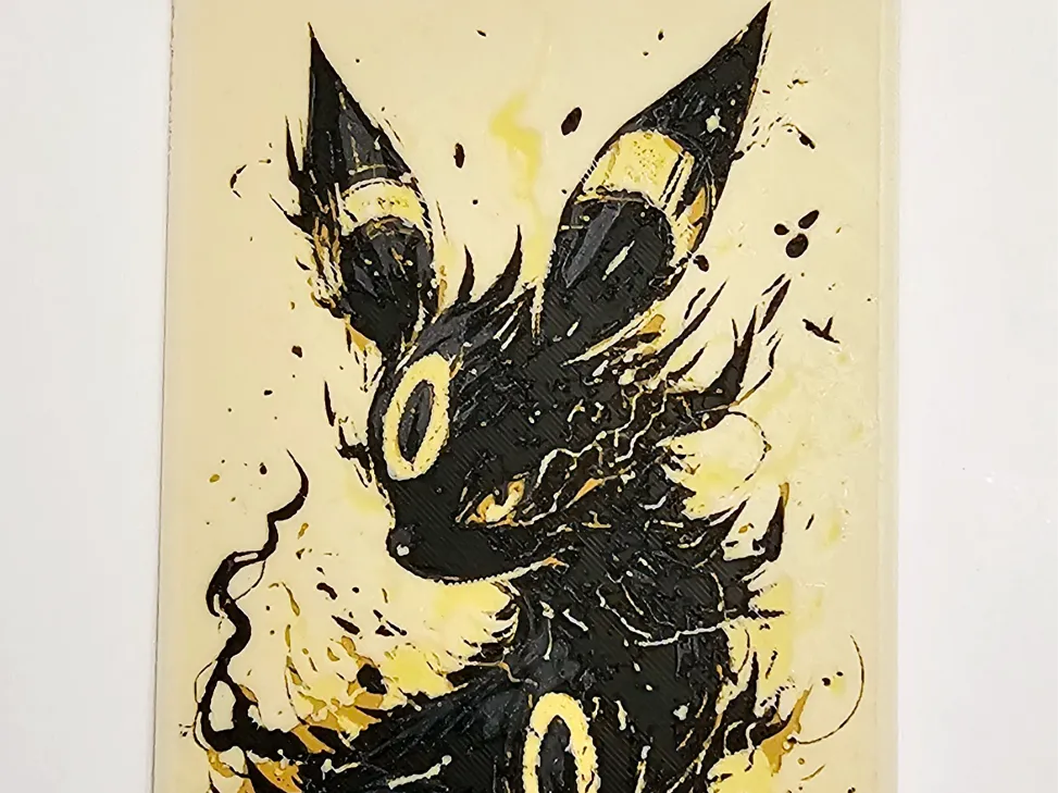 HueForge Pokemon Umbreon Fan Art by nprints MakerWorld: Download Free ...