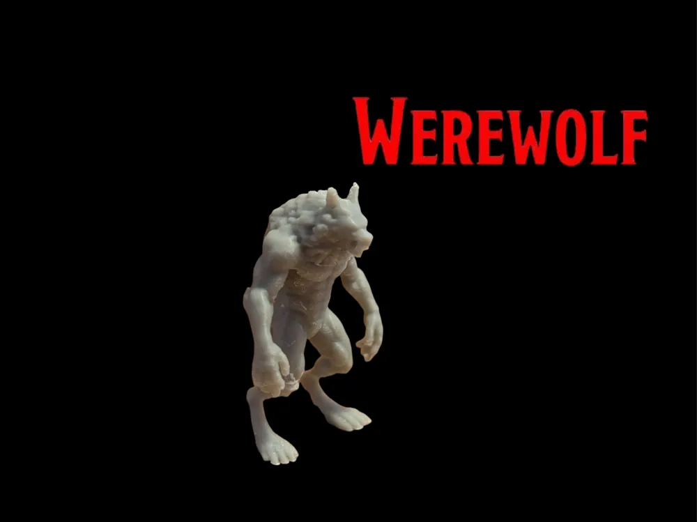 DnD Werewolf Miniature by MikeGyver - MakerWorld