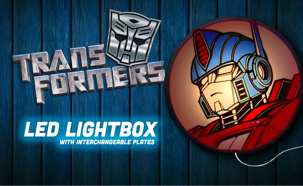 Transformer Optimus Prime Mecha Lightbox/wall art - Free 3D Print Model ...