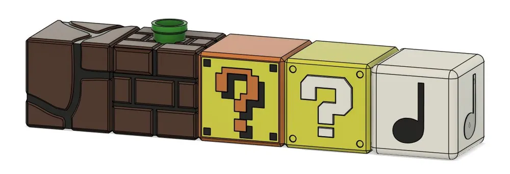 Super Mario Blocks - The Question Mark Block - Free 3D Print Model ...