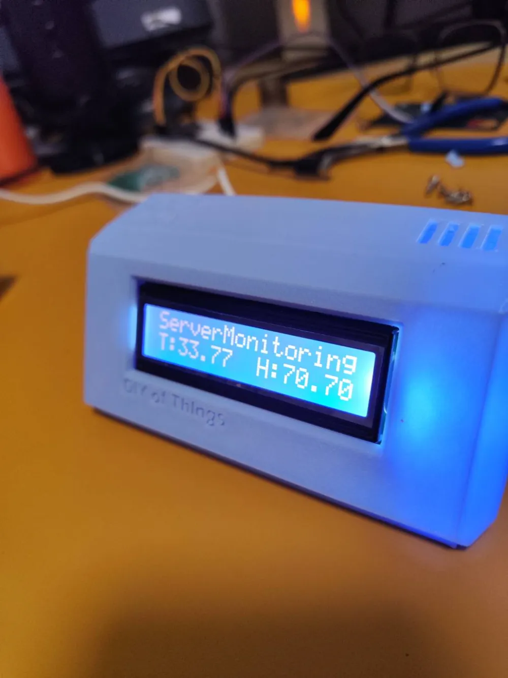 Lcd 1602 Case Arduino Esp32 Project Box By Diy Of Things Makerworld 1140