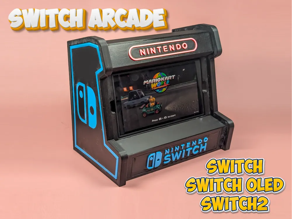 V2 Nintendo Switch 2 Arcade Enclosure with Storage by phoenix3dmodels ...