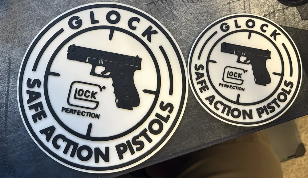 Glock Sign / Wall Art - Easy Print and Scalable by Modelo Time - MakerWorld