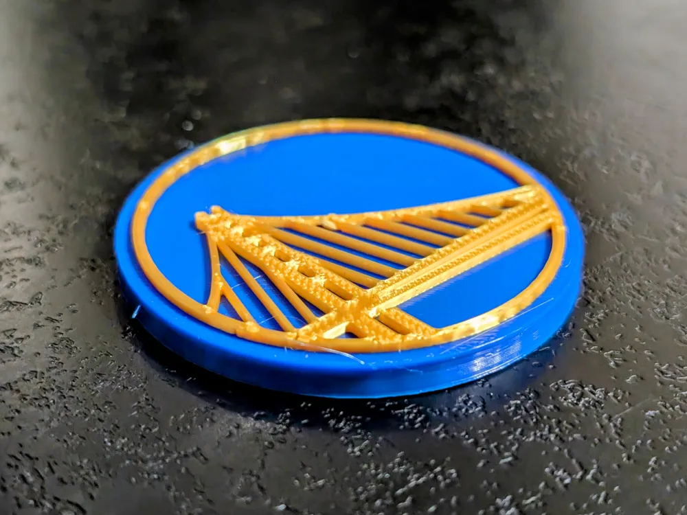 Golden State Warriors - Embossed Fridge Magnet - Free 3D Print Model ...
