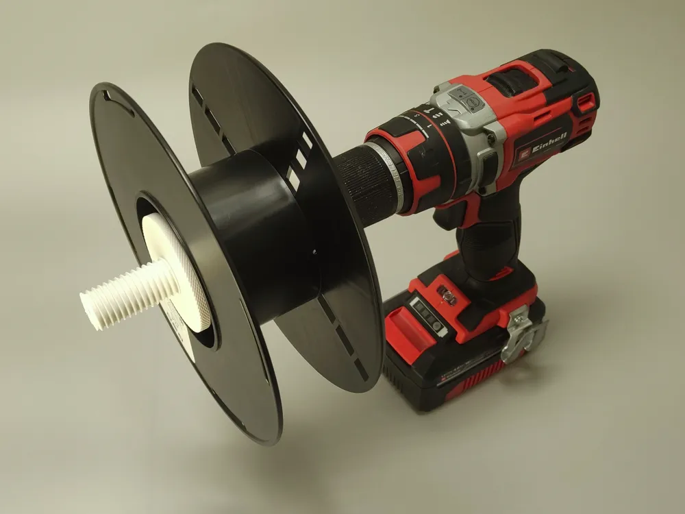 UPDATED: Simple Filament Respooler For Drill Remixed by timon.nabholz ...
