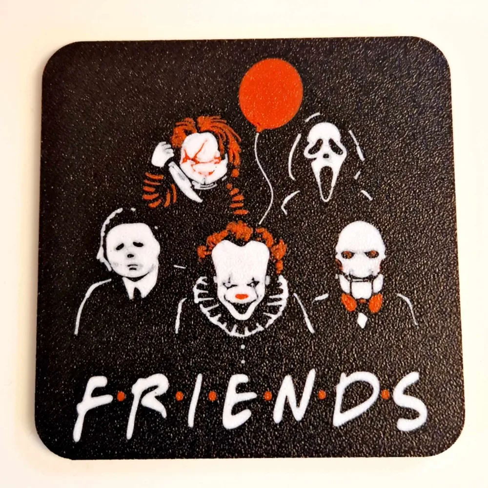Horror 'Friends' Coaster by SA3D Designs MakerWorld: Download Free 3D ...