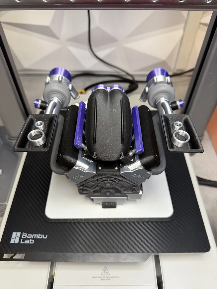 LS V8 Twin Turbo Engine 1/6 Scale - Free 3D Print Model - MakerWorld