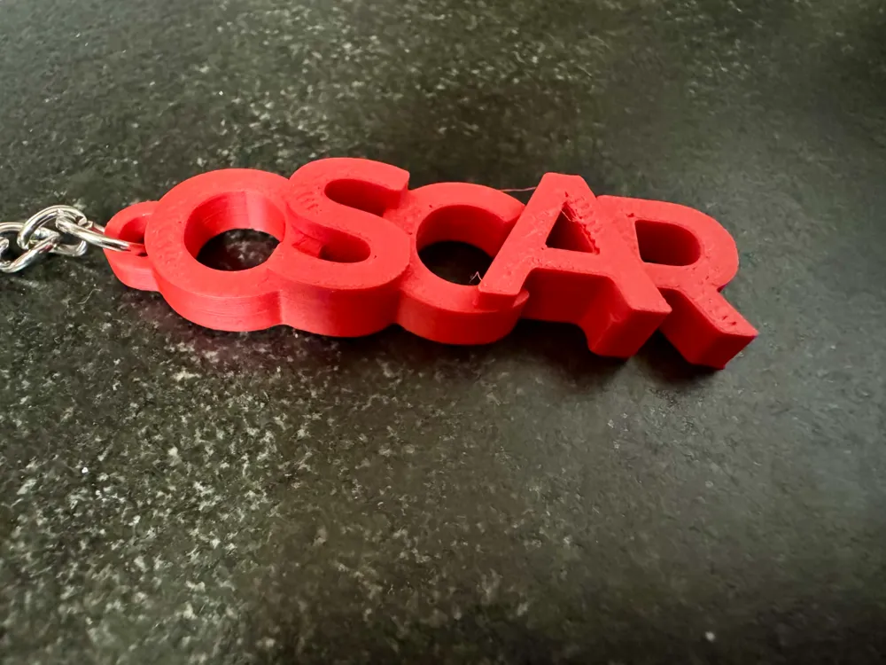 Personalized Keychain with the name Oscar by xavax MakerWorld: Download ...