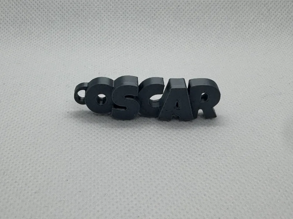 Personalized Keychain with the name Oscar by xavax MakerWorld: Download ...